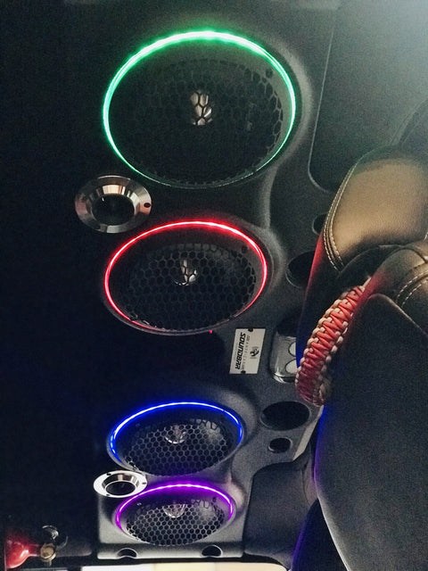 RGB LED 8" American SoundBar Ring Light Kit