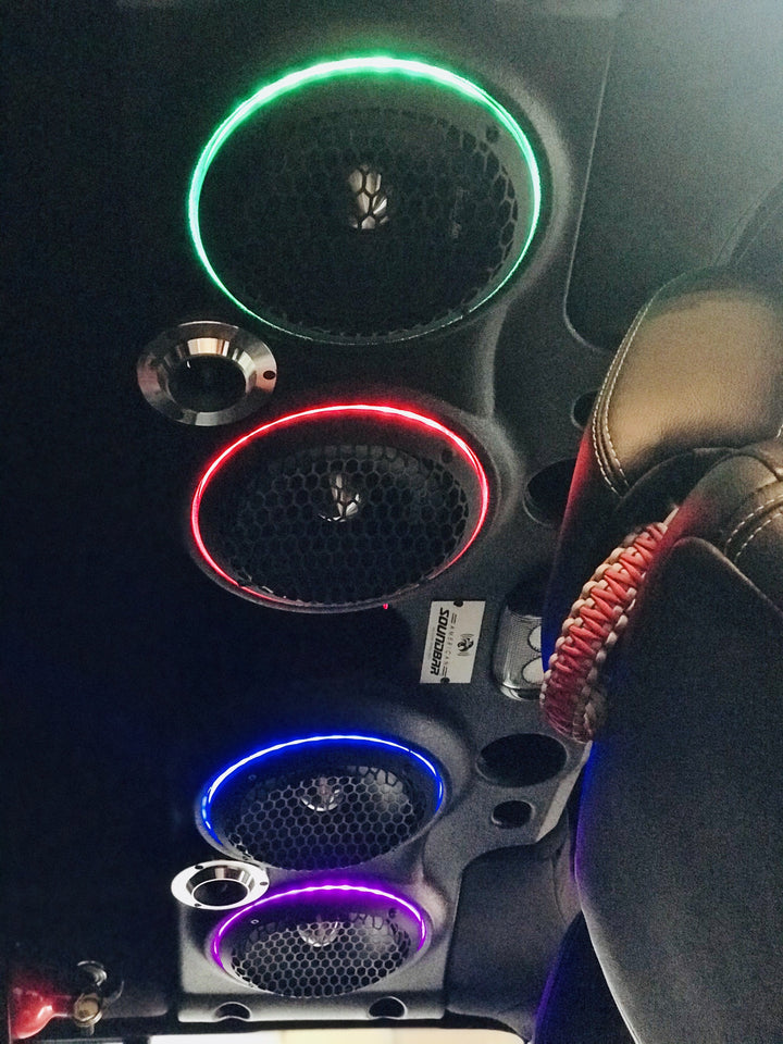 RGB LED 8" American SoundBar Ring Light Kit